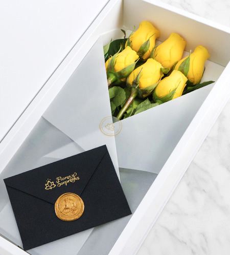 🥇 PRODUCTO PREMIADO: Caja de 20 Rosas Amarillas | Florerias en Lima Peru